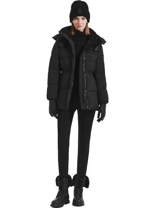 Rudsak Ember M-m Mid-length Puffer - Black