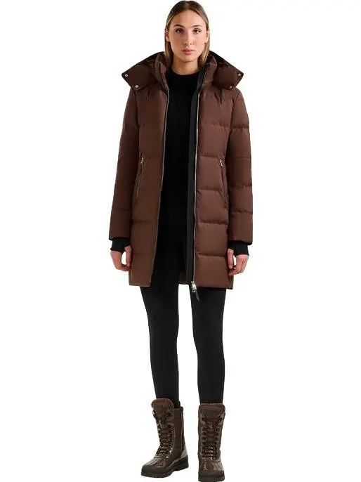 Rudsak Miriam Mid-length Down Puffer - Brown