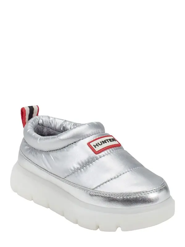 Hunter Codys Puffer Sneakers - Silver