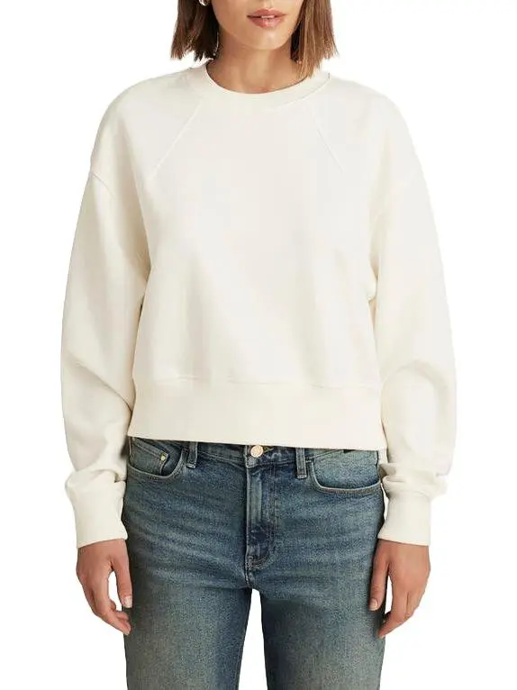 MAVI Raglan Crewneck Sweatshirt - Marshmallow