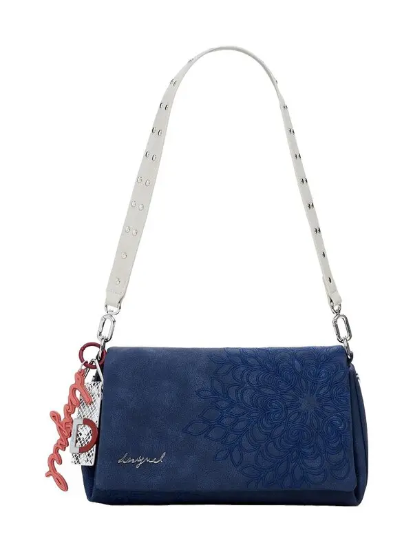 Desigual Faux Leather Crossbody Bag - Dark Blue