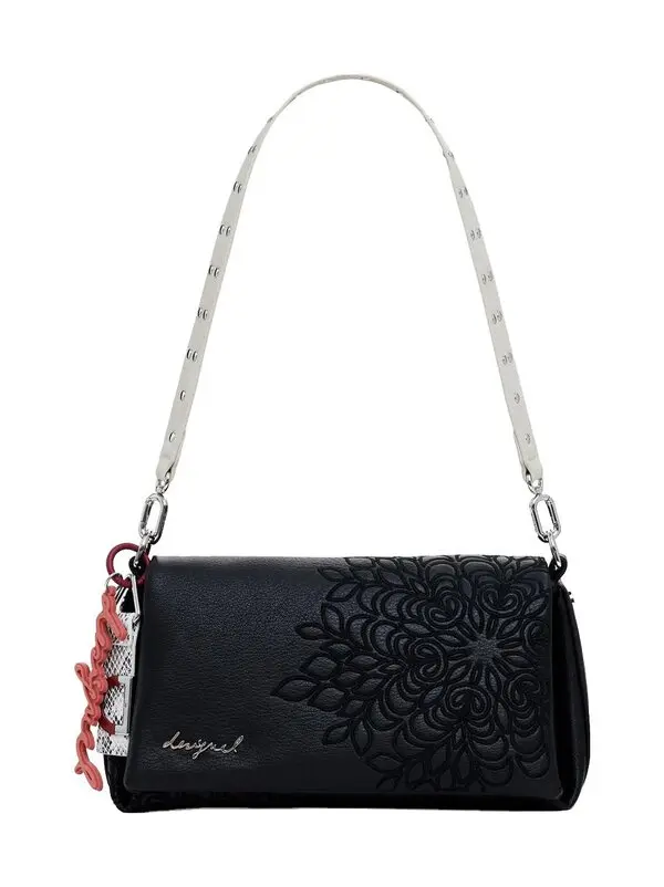 Desigual Faux Leather Crossbody Bag - Black