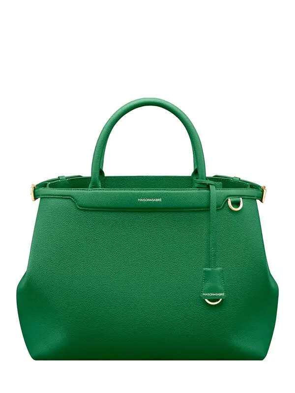 MAISON DE SABRE Large Palais Tote - Emerald Green