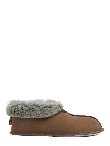 CELTIC & CO. British Soft Sole Bootee Slipper - Khaki