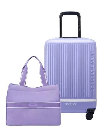 FLORENCE BY MILLS X Delsey Paris Spin Me Away Expandable Carry-on Spinner And Tote Set - Lavender