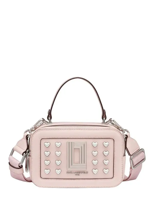 Karl Lagerfeld Paris Simone Flap Crossbody - Lotus