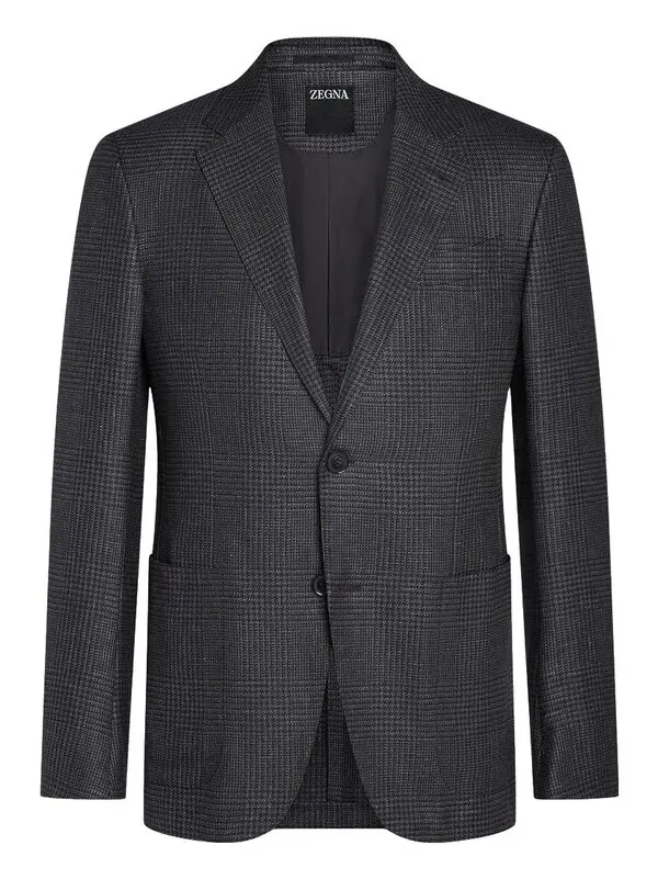 Zegna Sport Coat - Grey/black