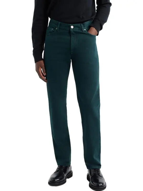 Zegna Roccia City Fit Jeans - Dark Green