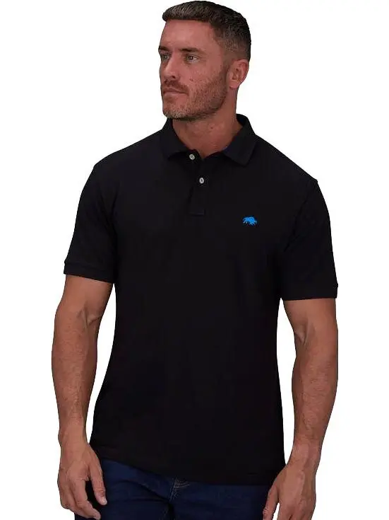 RAGING BULL Multipack Polo Shirt - Black/white/denim