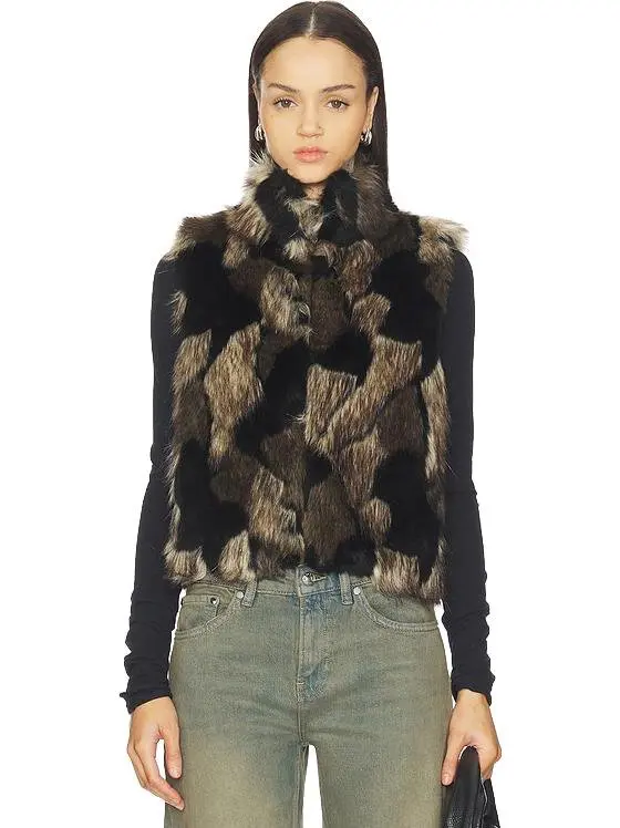Adrienne Landau Tribeca Vest - Beige