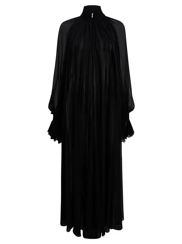Khaite Edgar Maxi Dress - Black