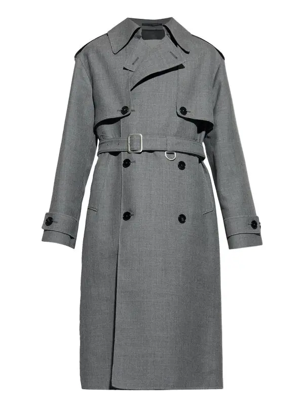 JIL SANDER Wool Coat - Grey