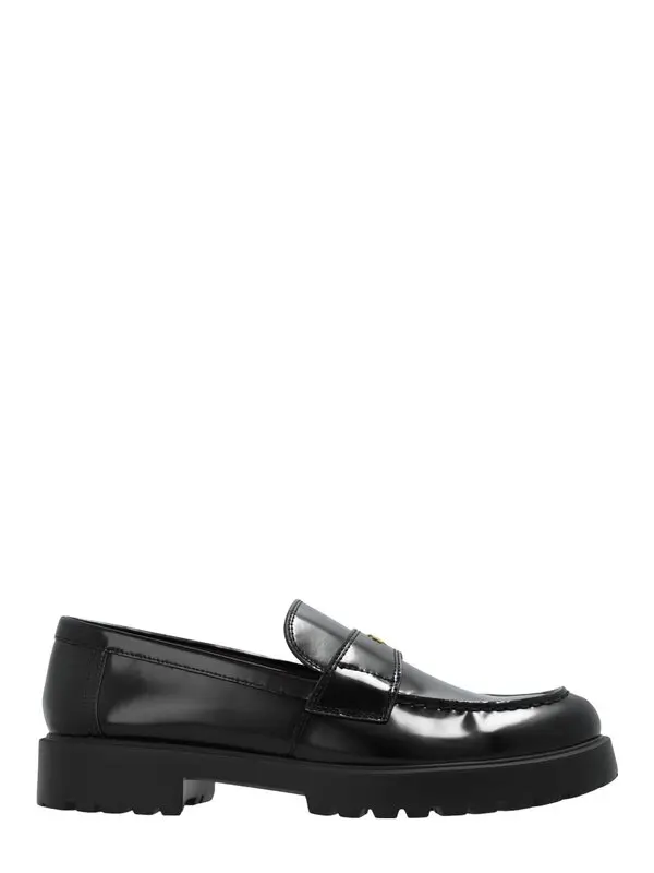 Tory Burch Calfskin Leather Loafers - Black