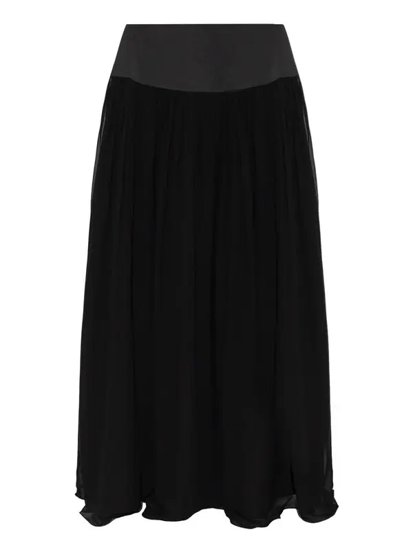 Posse Solene Flared Skirt - Black