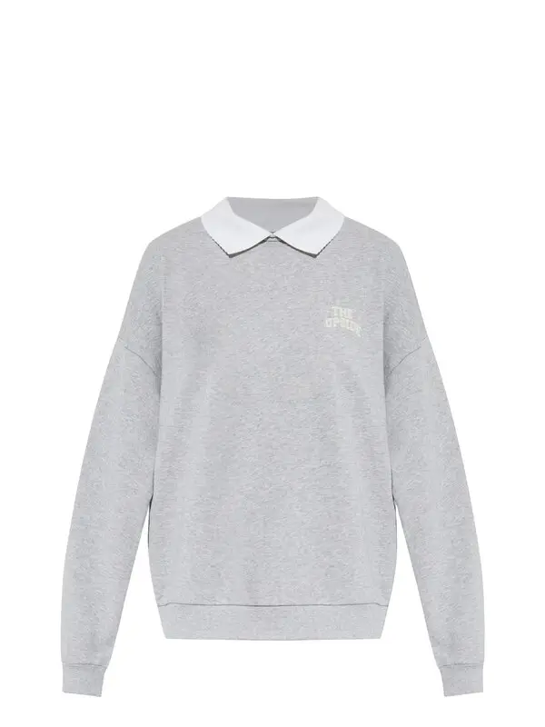 The Upside Pascal Collared Sweatshirt - Grey