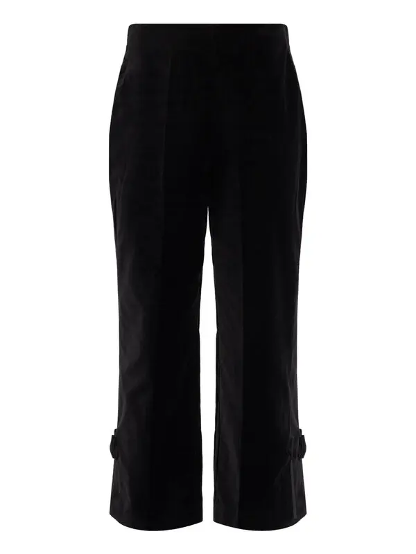 Posse Quincy Velvet Trousers - Black