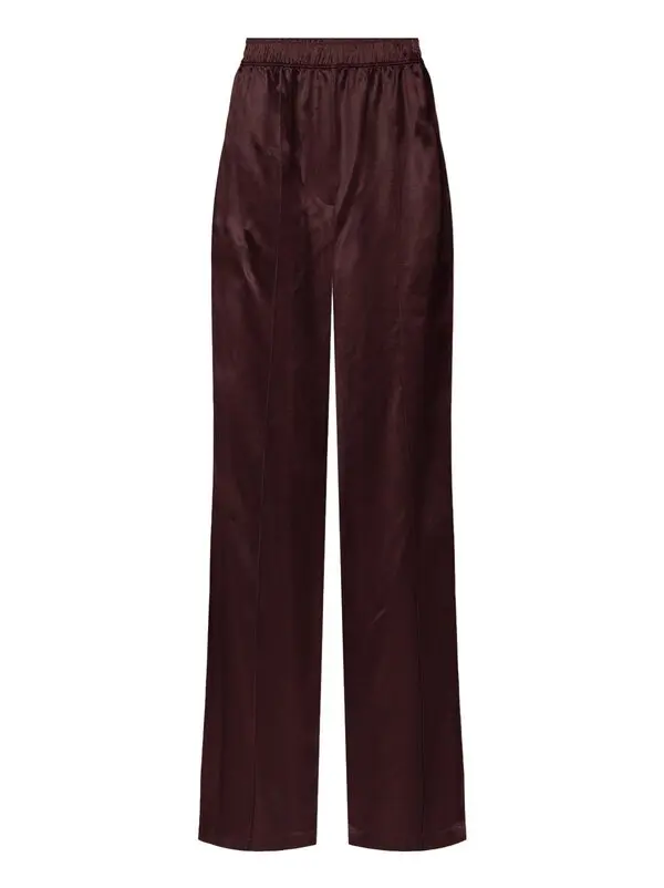 Tory Burch Loose Fit Trousers - Burgundy