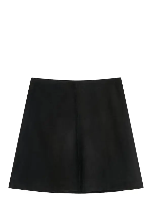 BY MALENE BIRGER Nola Suede Mini Skirt - Black