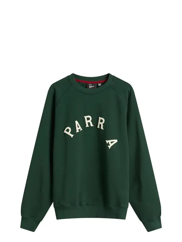PARRA Drunk Parent Crewneck Sweatshirt - Green