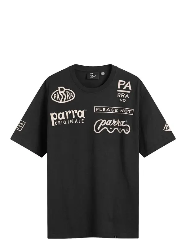 PARRA Media Training T-shirt - Black
