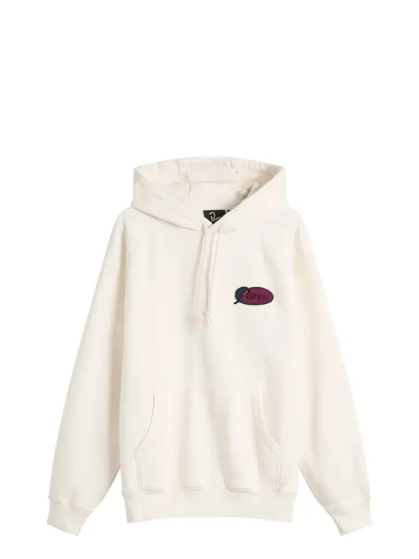 PARRA Circled Script Logo Hoodie - Off White