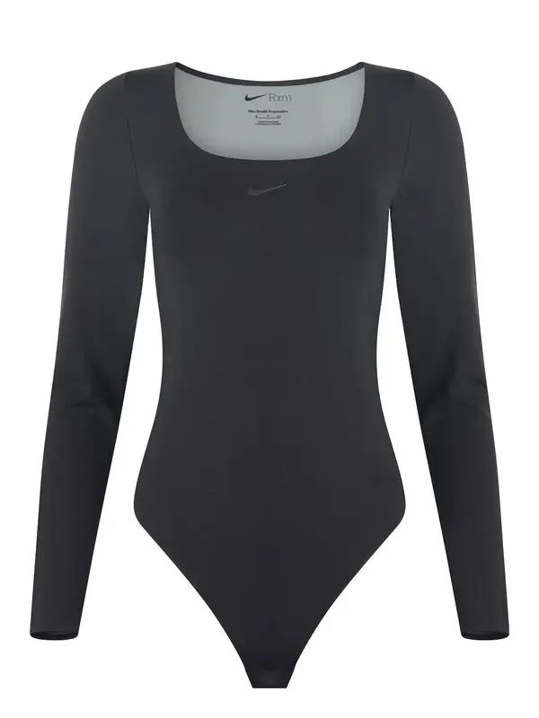 Nike Form Longsleeve Bodysuit - Black/smoke Grey
