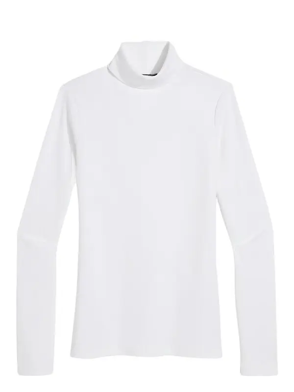 Vineyard Vines Deluxe Turtleneck Top - White