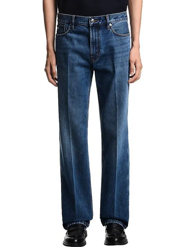 Emporio Armani Straight Fit Jeans - Solid Medi