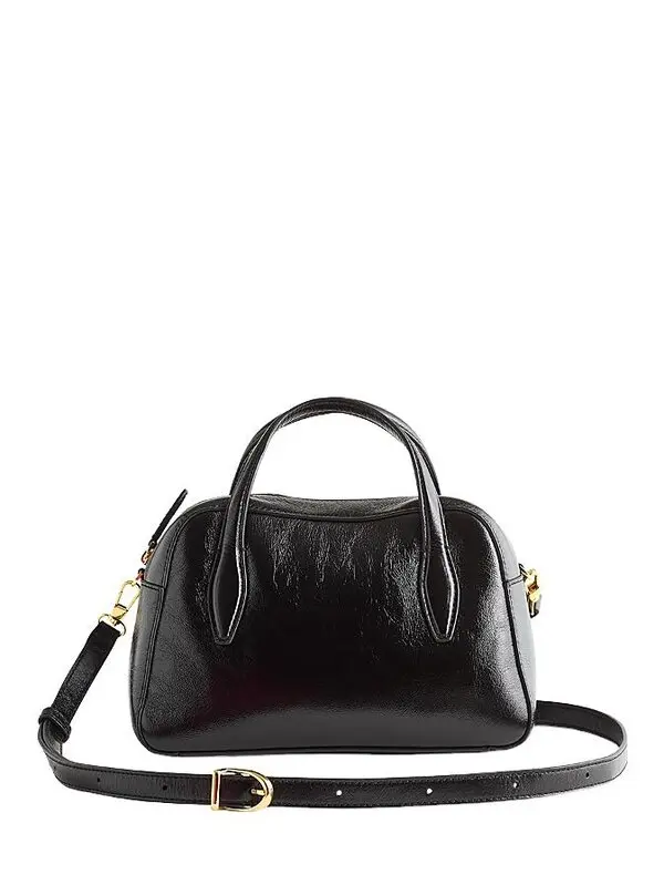 Madewell Mini Leather Crossbody - True Black