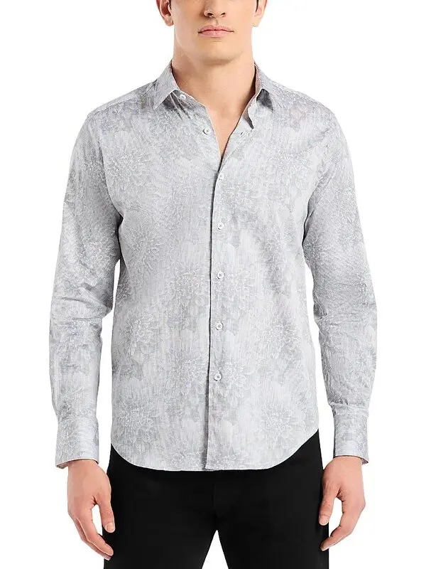 Robert Graham Lexington Long Sleeve Woven Shirt - White