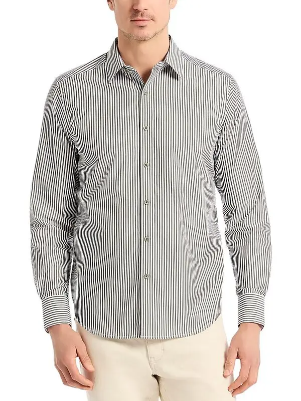 Robert Graham Greenwich Long Sleeve Woven Shirt - Olive