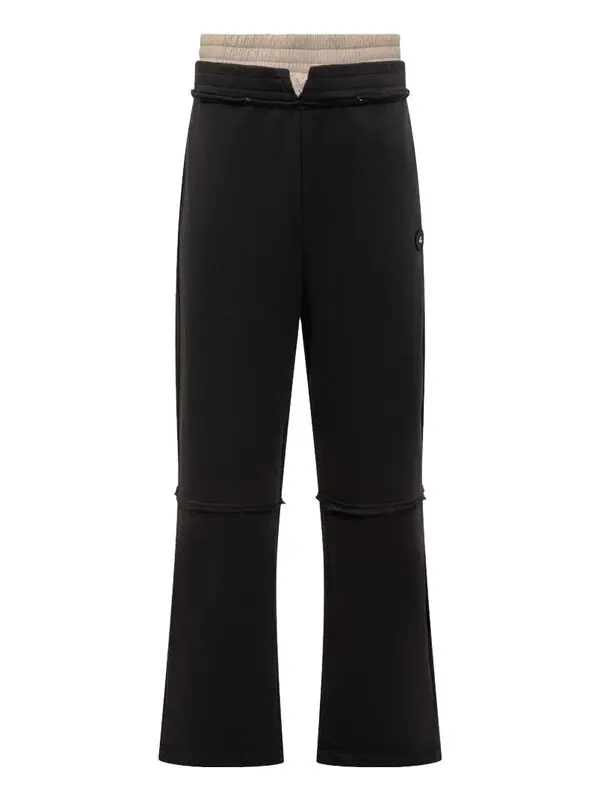 PEUTEREY TONY EFFE Peuterey Jersey Wide Leg Pants - Black