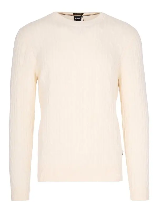 BOSS Sweater - Open White