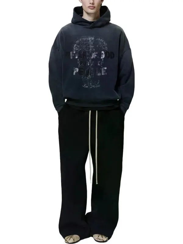 Fear Of God Graphic-print Hoodie - Grey