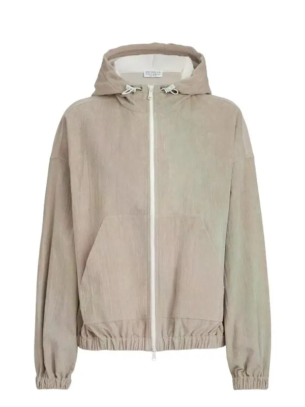 Brunello Cucinelli Corduroy Hoodie - Neutrals