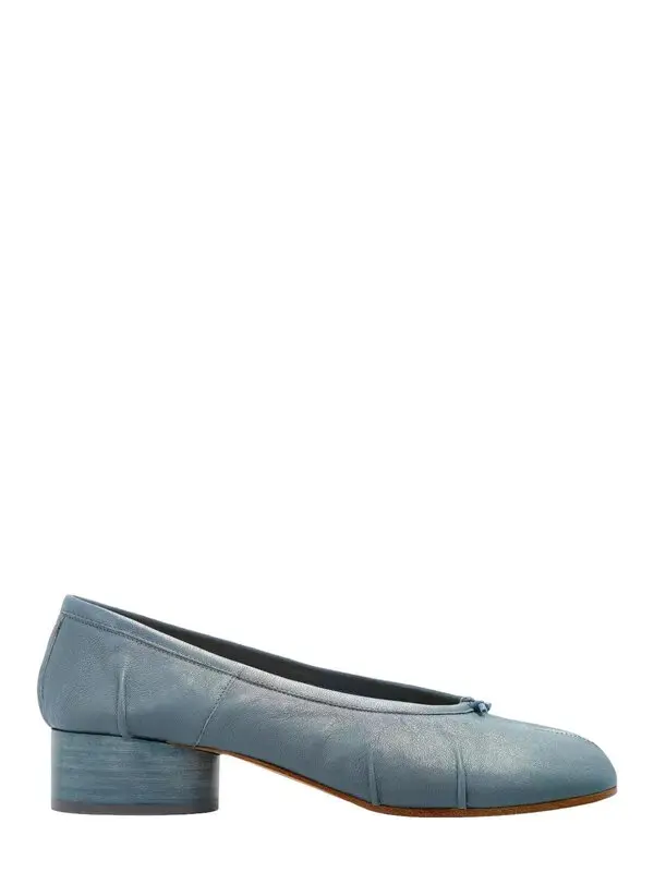 MAISON MARGIELA 35mm Tabi Heeled Pumps - Blue