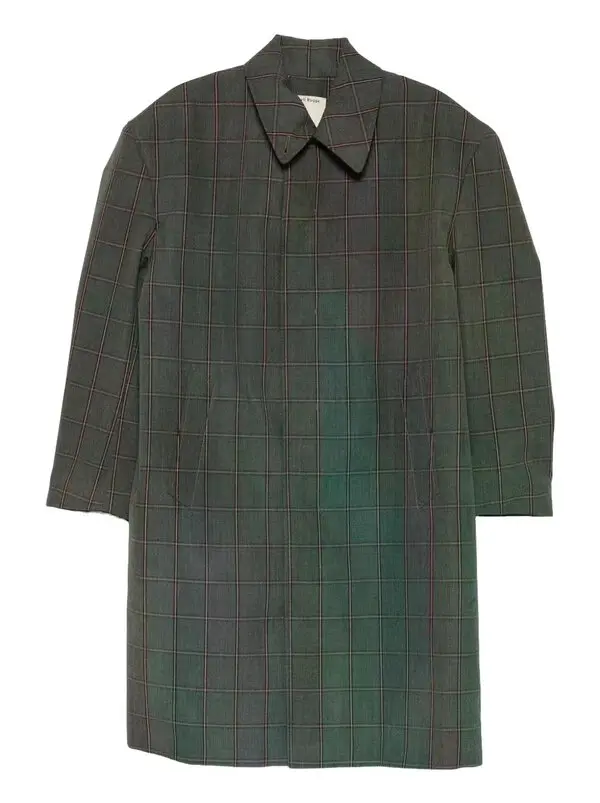 MERYLL ROGGE Checked Coat - Green