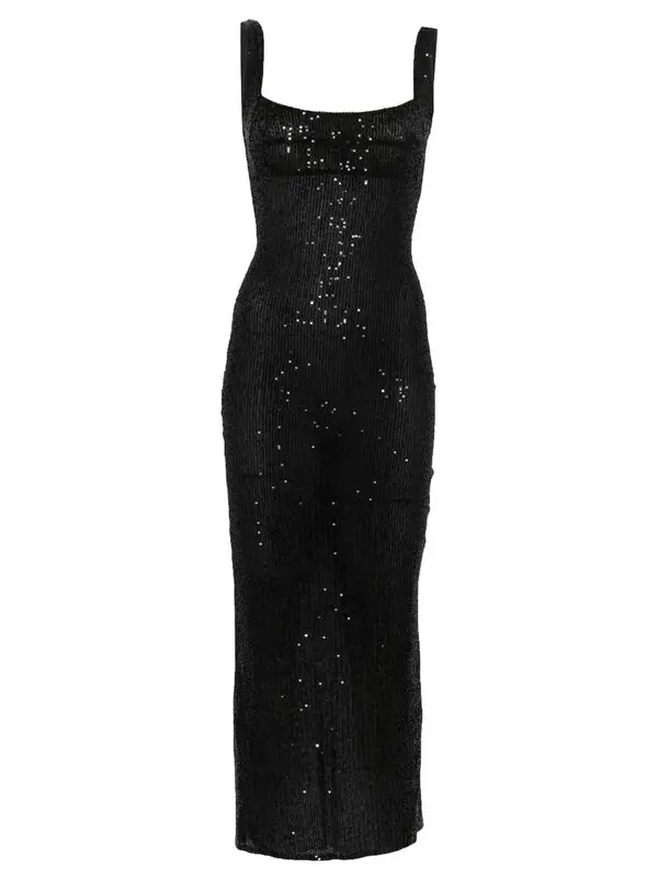 ATU BODY COUTURE Sequinned Midi Dress - Black