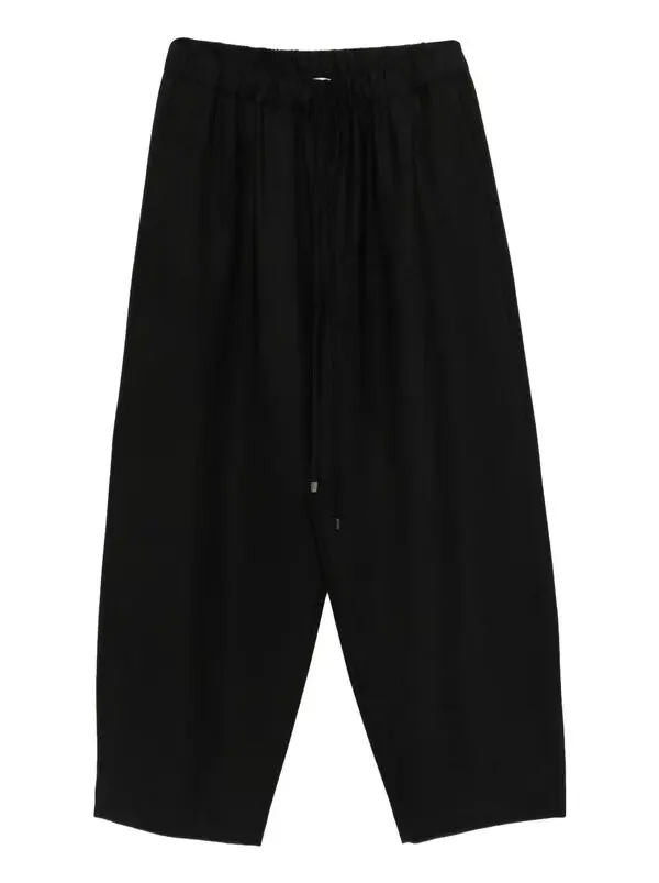 Antonelli Firenze San Lorenzo Drawstring Trousers - Black