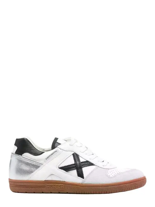 MUNICH Continental Premium Cross-detail Sneakers - White