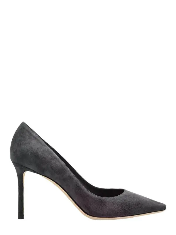 JIMMY CHOO 90mm Romy Pointed Pumps - Grey