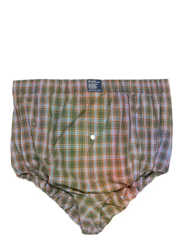 MERYLL ROGGE Plaid Check Shorts - Green