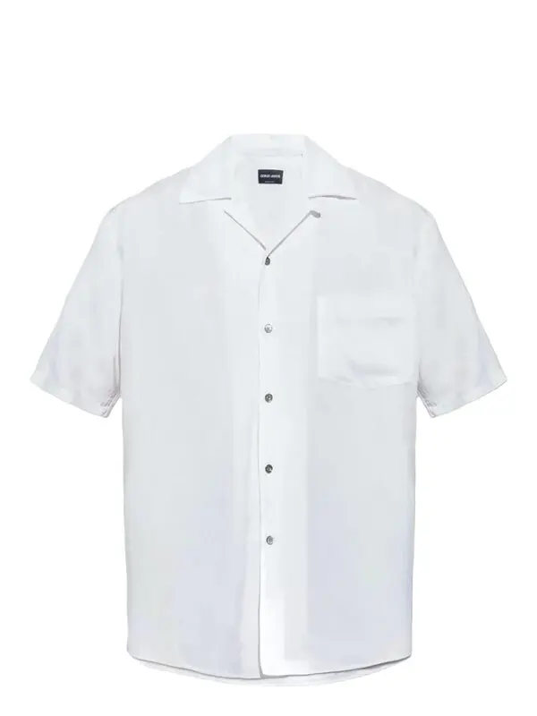 Giorgio Armani Pocket Short-sleeve Shirt - White