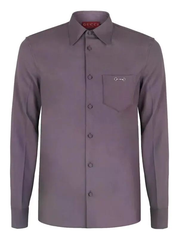 Gucci Pocket Shirt - Purple