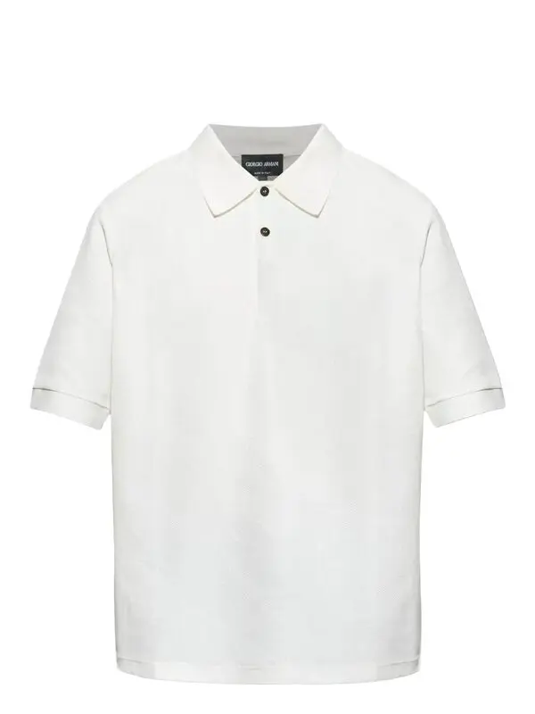 Giorgio Armani Short-sleeve Polo Shirt - Neutrals