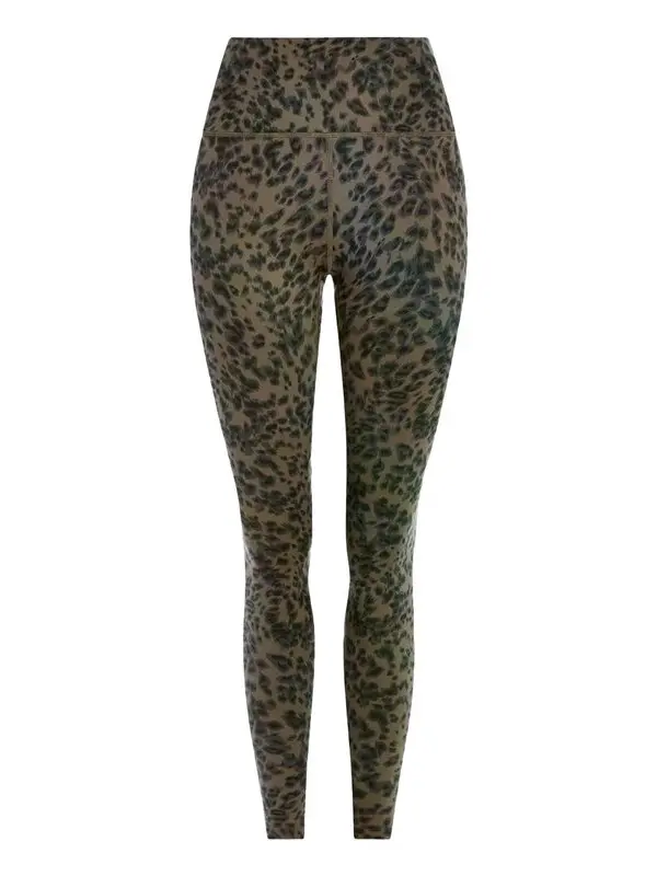 Varley Freesoft Cheetah-print Leggings - Brown