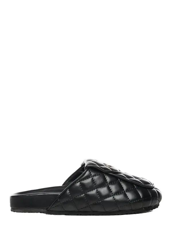 V°73 Keira Quilted Mules - Black