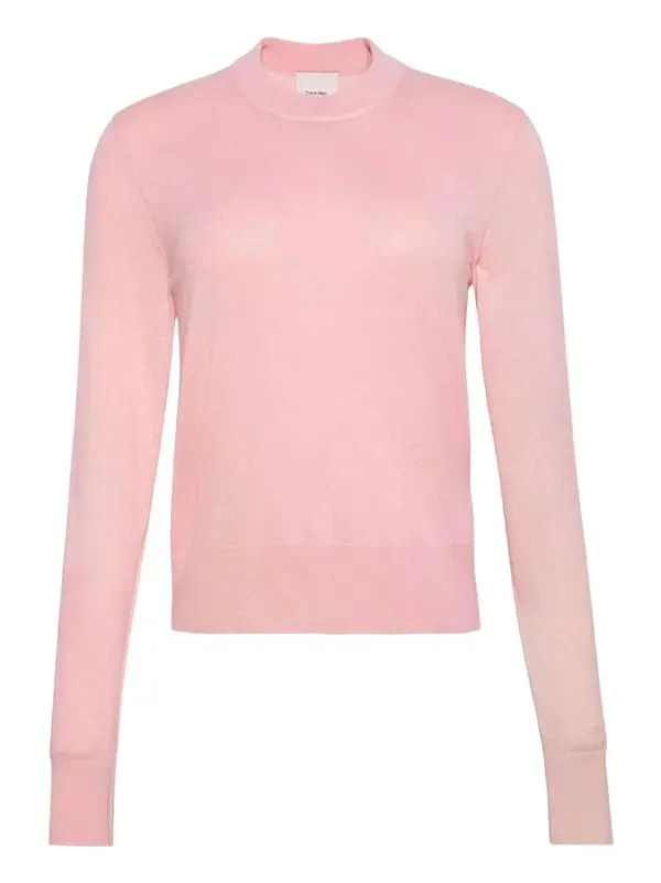 Calvin Klein Round Neck Top - Pink