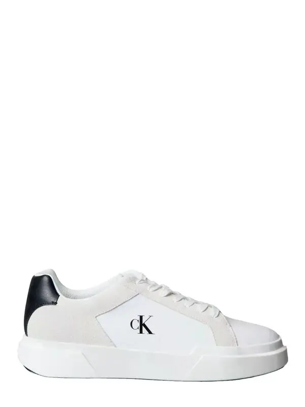 Calvin Klein Logo Detail Sneakers - White