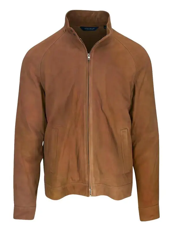 Peter Millar Zip-up Jacket - Brown